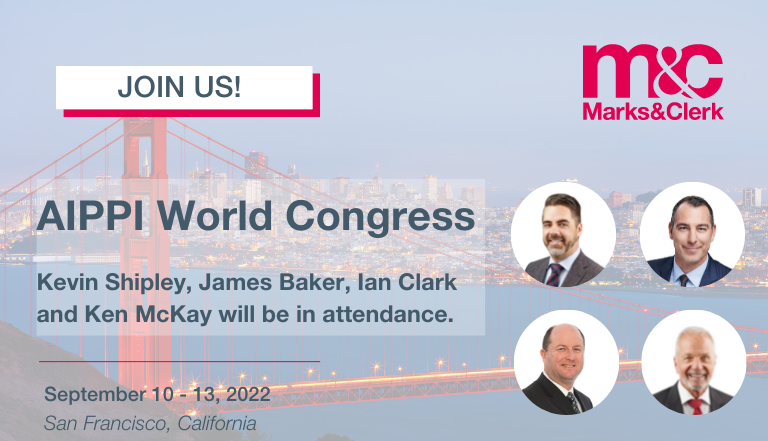 Marks & Clerk Canada attending the AIPPI World Congress in San Francisco